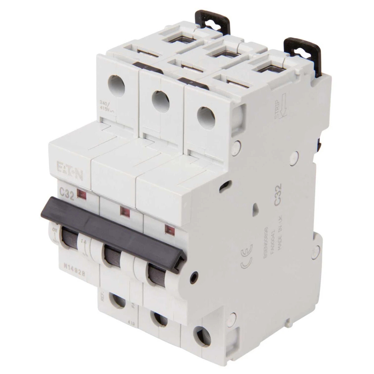 MCB Triple Pole Type C 32A 10kA - LRM LTD T/a LRM Electrics